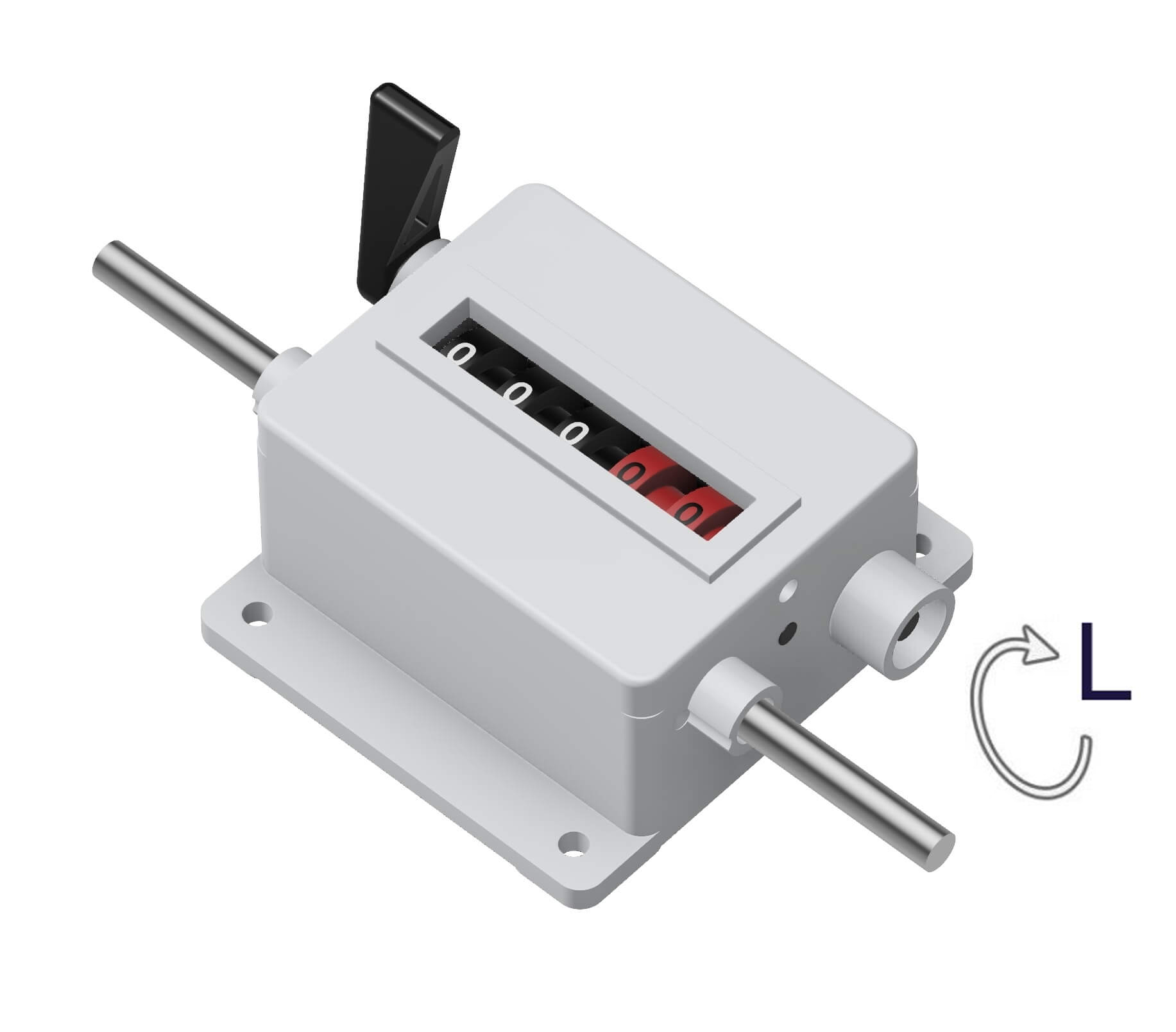 Mechanical meter counter M45-000.20-L-X | Willtec measurement ...